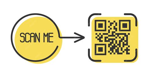 Premium Vector Qr Code For Smartphone Inscription Scan Me With Smartphone Icon Qr Code For