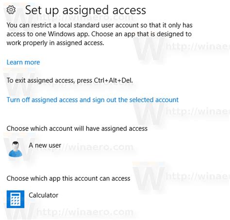 Setup Assigned Access In Windows 10 Kiosk Mode