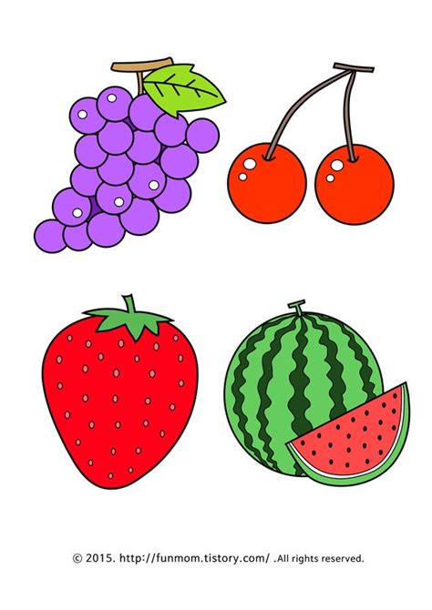 과일 색칠공부프린트 Fruits Coloring Page 수박 활동 수박 공룡 색칠 공부