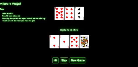 Github Seanbublackjack This Is My First Project I Created While