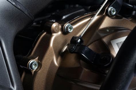 Premium Photo Clutch System On Cable Motorcycle Engines Close Up Clen Engine New Motorcycle