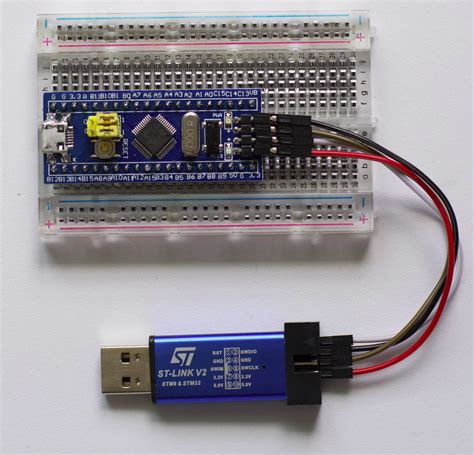 How To Convert An Stm32f103c8t6 Into A Black Magic Probe Microcontroller Electronics