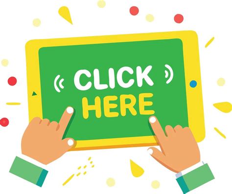 Click Here Button Hand Vector Art Icons And Graphics For Free Download