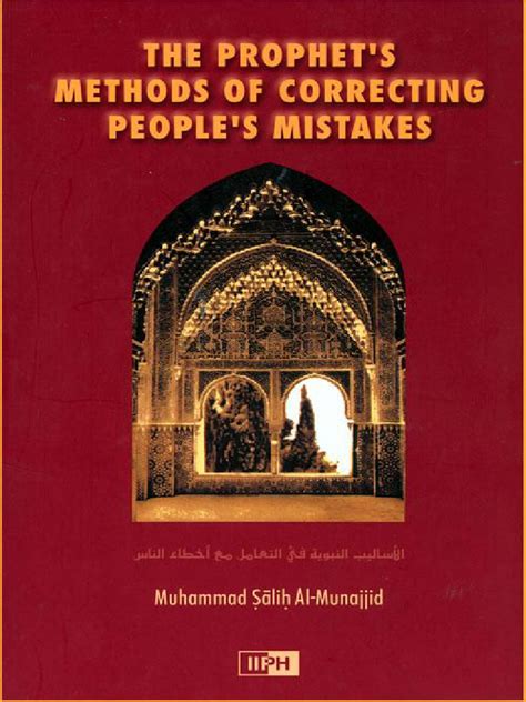The Prophets Methods Of Correcting Peoples Mistakes Pdf Muhammad