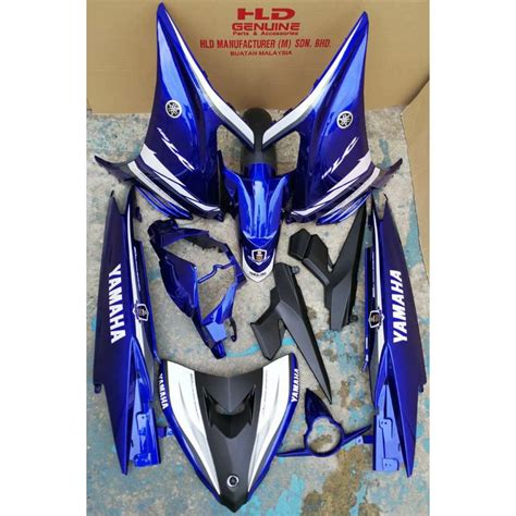 Yamaha 135lc Coverset Lc135 V2 V3 V4 V5 V6 V7 Gp Biru Hld Shopee Malaysia
