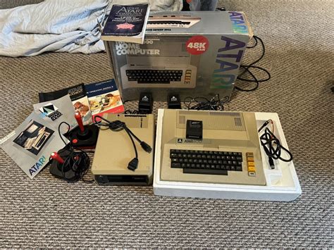 Atari 800 Computer W Atari 810 Disk Drive Game Cartridge 100 Working