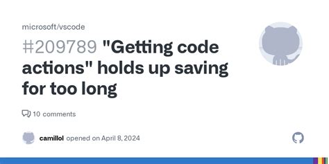 Getting Code Actions Holds Up Saving For Too Long · Issue 209789