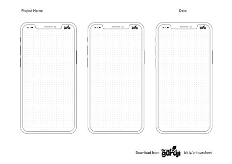 Printable Wireframe Dot Grid Free Wireframing Sheets For Ux Designing Process Sunil Kargwal