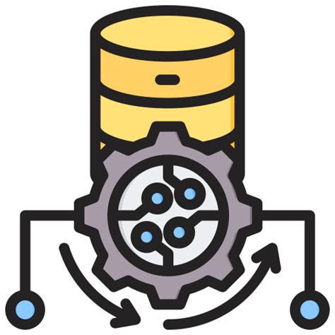 Data Processing Free Technology Icons