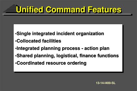 Ppt Module 13 Unified Command Powerpoint Presentation Free Download Id 3011781