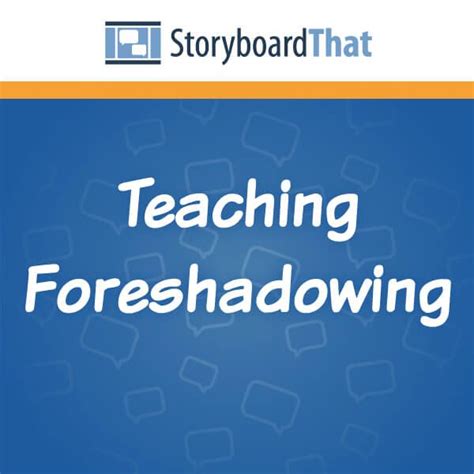 Babes Will Understand And Identify Types Of Foreshadowing And Foreshadowing In Literature