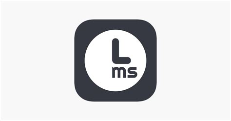 ‎ms Clock Millisecond Clock On The App Store