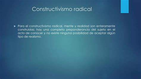 Constructivismo Ppt