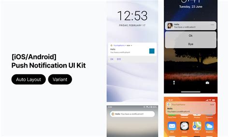 Iosandroid Push Notification Ui Kit Figma