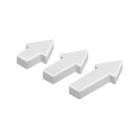 3d Graph Arrows Icon Vector Isometric Chart Data Visualization