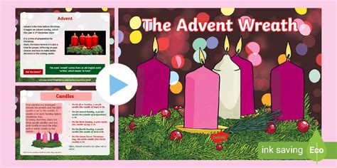 Ks2 Advent Wreath Information Powerpoint Professor Feito