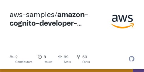 Github Aws Samplesamazon Cognito Developer Authentication Sample