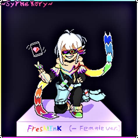 Fresh Ink Sans But A Female Art By Me Sythe Nory Female Art Ink Undertale