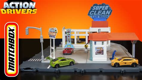 2023 Matchbox Action Drivers Super Clean Car Wash Unboxing And Review