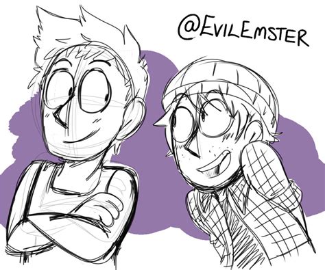Ryan And Zane Sketch By TheEmster On DeviantArt