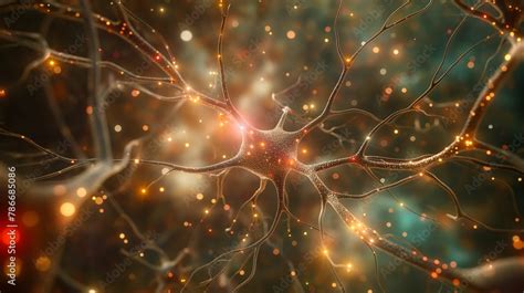 Artistic Illustration Of A Neural Network With Vibrant Synapses And Neurons Symbolizing Complex