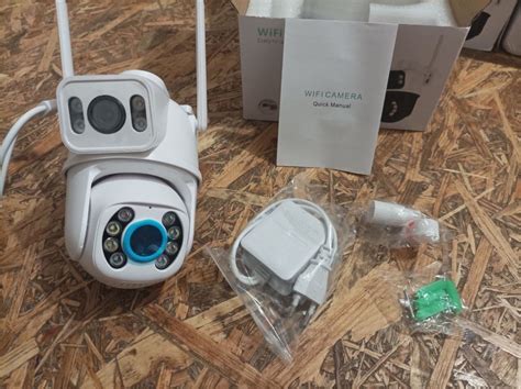 8МП Wifi поворотна вулична камера Ptz Зовнішня камера Ip Icsee 1 185 грн Інша ТВ