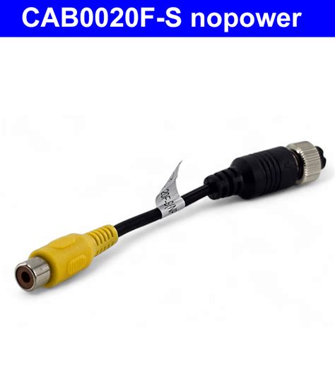 4 Pin Female Aviation To RCA Female Reversing Cameras UK