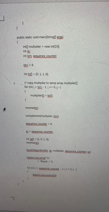 Solved This Assignment Is To Implement Booth Algorithm The