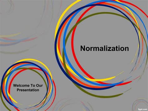 Normalization Ppt