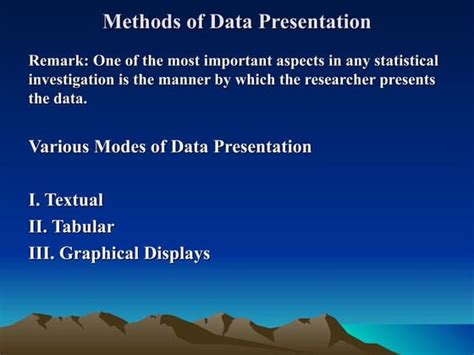 Lesson 5 Data Presentation Ppt