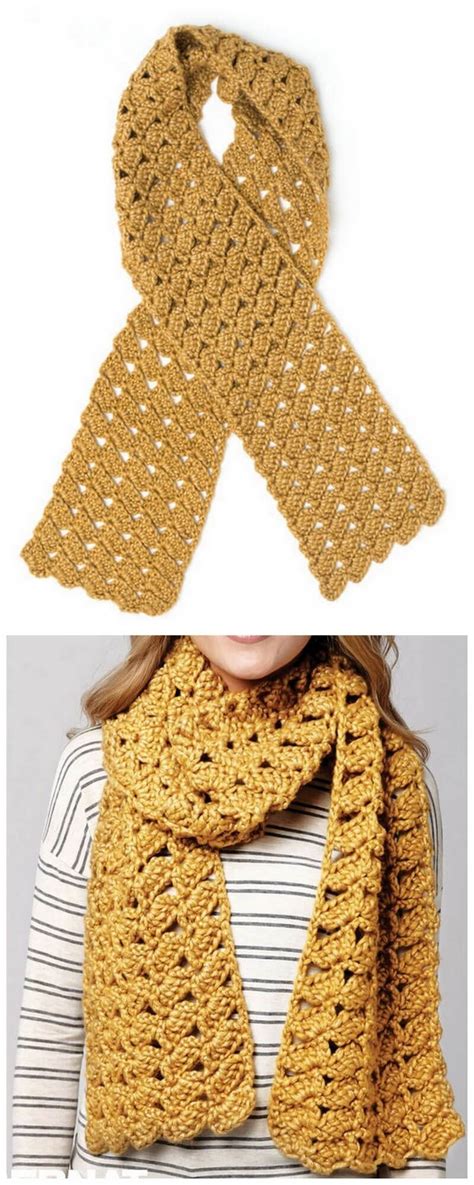 Beginner Crochet Patterns Scarf