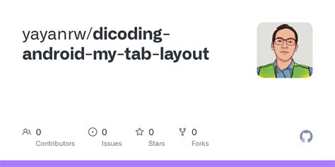 Github Yayanrwdicoding Android My Tab Layout
