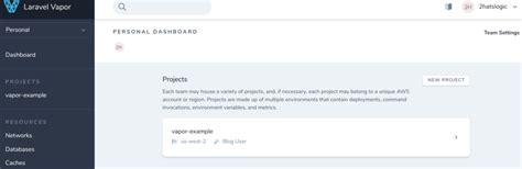 Deploy A Web App With Laravel Vapor
