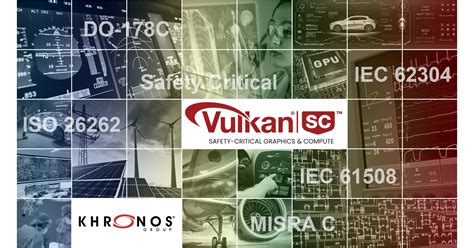 Khronos Releases Vulkan Sc 10 Open Standard For Safety Critical