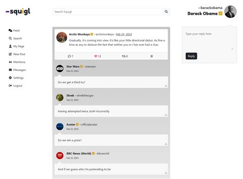 GitHub Paulio P Squigl Twitter Clone A Social Network Based On Twitter