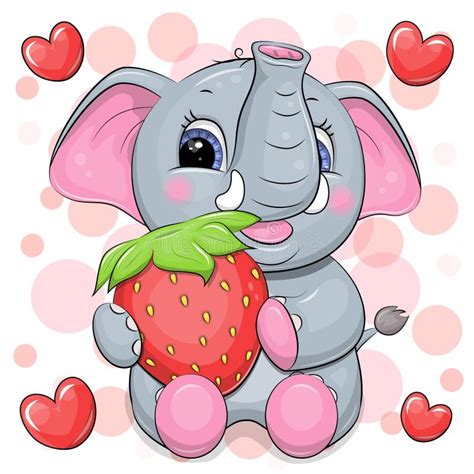 Strawberry Elephant Stock Illustrations 122 Strawberry Elephant Stock