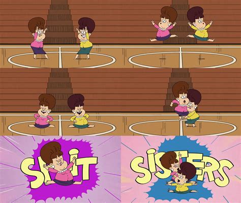 Loud House Cheryl And Meryl Doing A Split Cheer By Dlee1293847 On
