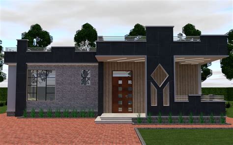 Mutero Muiga On Linkedin 3d Impression Of 3 Bedroom Bungalow On An ⅛ Acre Plot