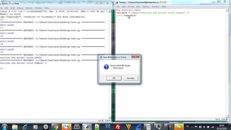 Programmation Python 04 La Fonction Input Youtube