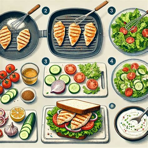 طرز تهیه ساندویچ مرغ با رسپی متفاوت روش مزه دار کردن فیله مرغ برای