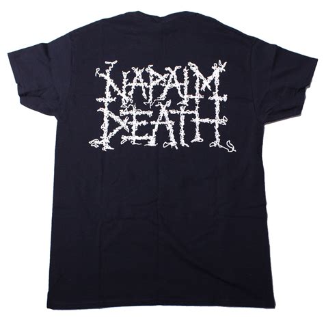 Napalm Death Logo T Shirt Black Tsnapald013 Wild Planet