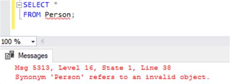 Sql Server Synonyms Complete Overview