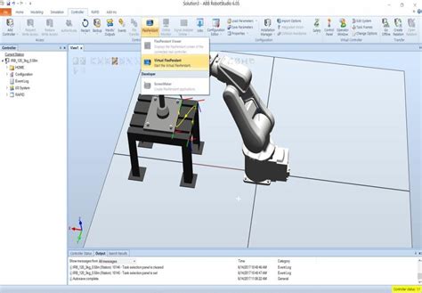 Abb Calls The Teach Pendant As Flexpendant Robotstudio® Provides Us A