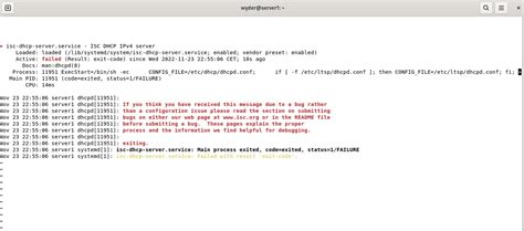 Dhcp Linux Ubuntu Server Failed Computer Fehlermeldung Dhcp Server