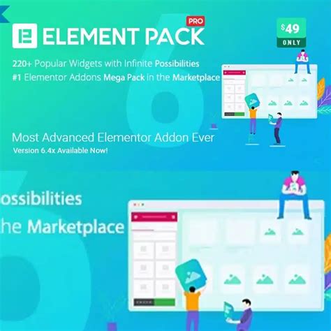 Element Pack V6155 Addon For Elementor Page Builder Store Tech