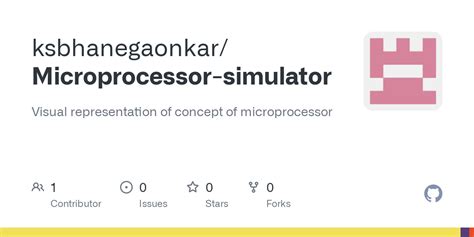 Github Ksbhanegaonkar Microprocessor Simulator Visual Representation Of Concept Of Microprocessor