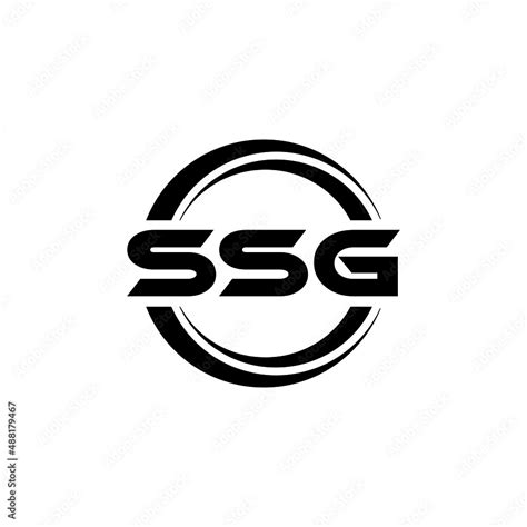Ssg Letter Logo Design With White Background In Illustrator Vector Logo Modern Alphabet Font