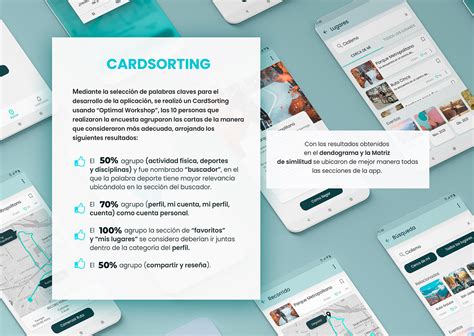 Diseño UX UI Sport Place Behance