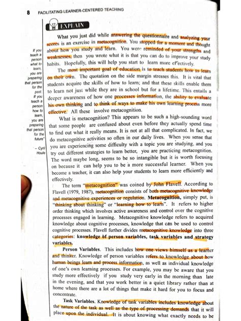 Module 1 Metacognition Pdf