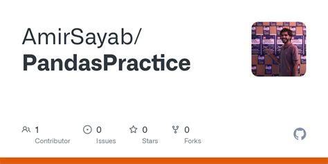 Github Amirsayabpandaspractice